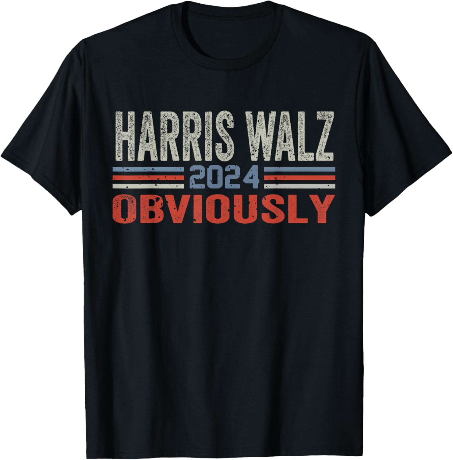 Harris Walz. Obviously. Kamala Harris Tim Walz (Waltz) 2024 T-Shirt ...