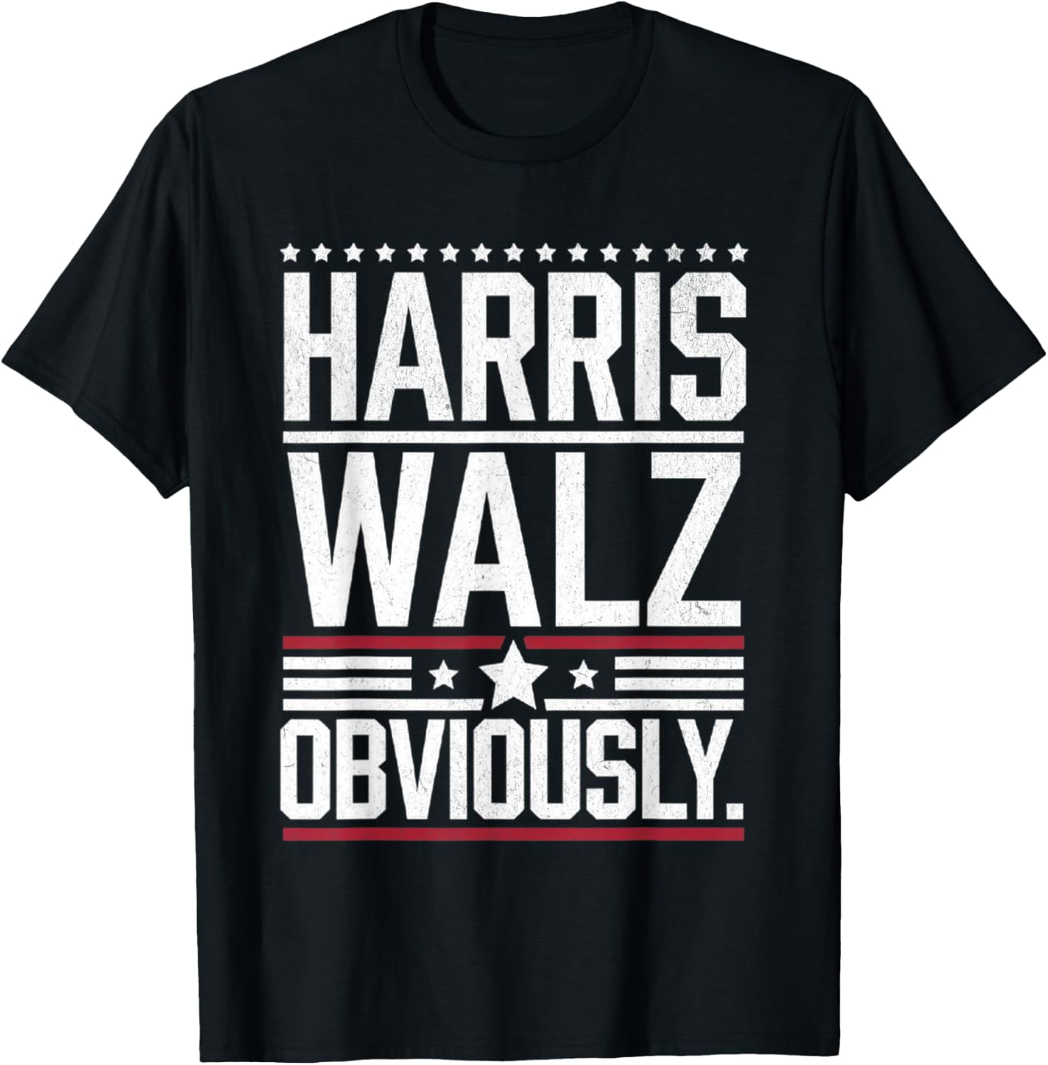 Harris Walz Obviously Kamala Harris election 2024 T-Shirt - Walmart.com