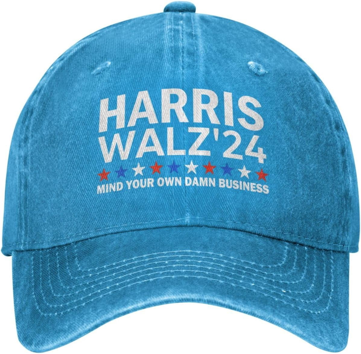 Harris Walz Waltz 2024 Mind Your Own Damn Business Hats Tim Walz Hat ...