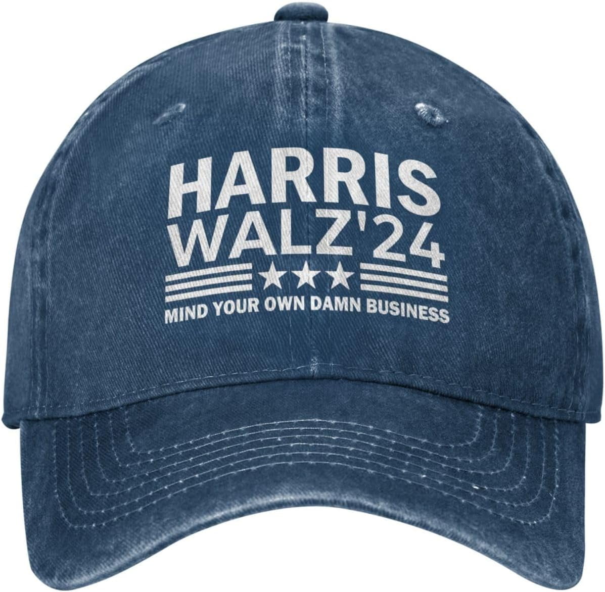 Harris Walz Waltz 2024 Mind Your Own Damn Business Hats Tim Walz Hat ...