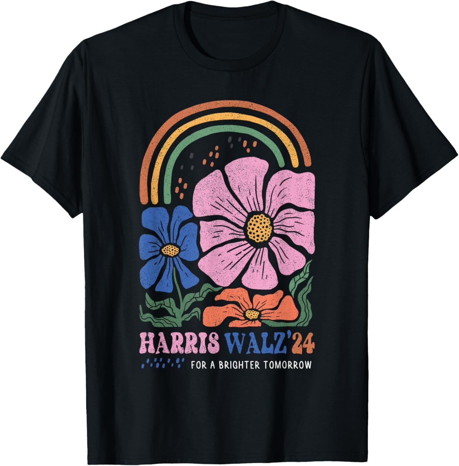 Harris Walz for A Brighter Tomorrow Kamala Harris Walz 2024 T-Shirt ...