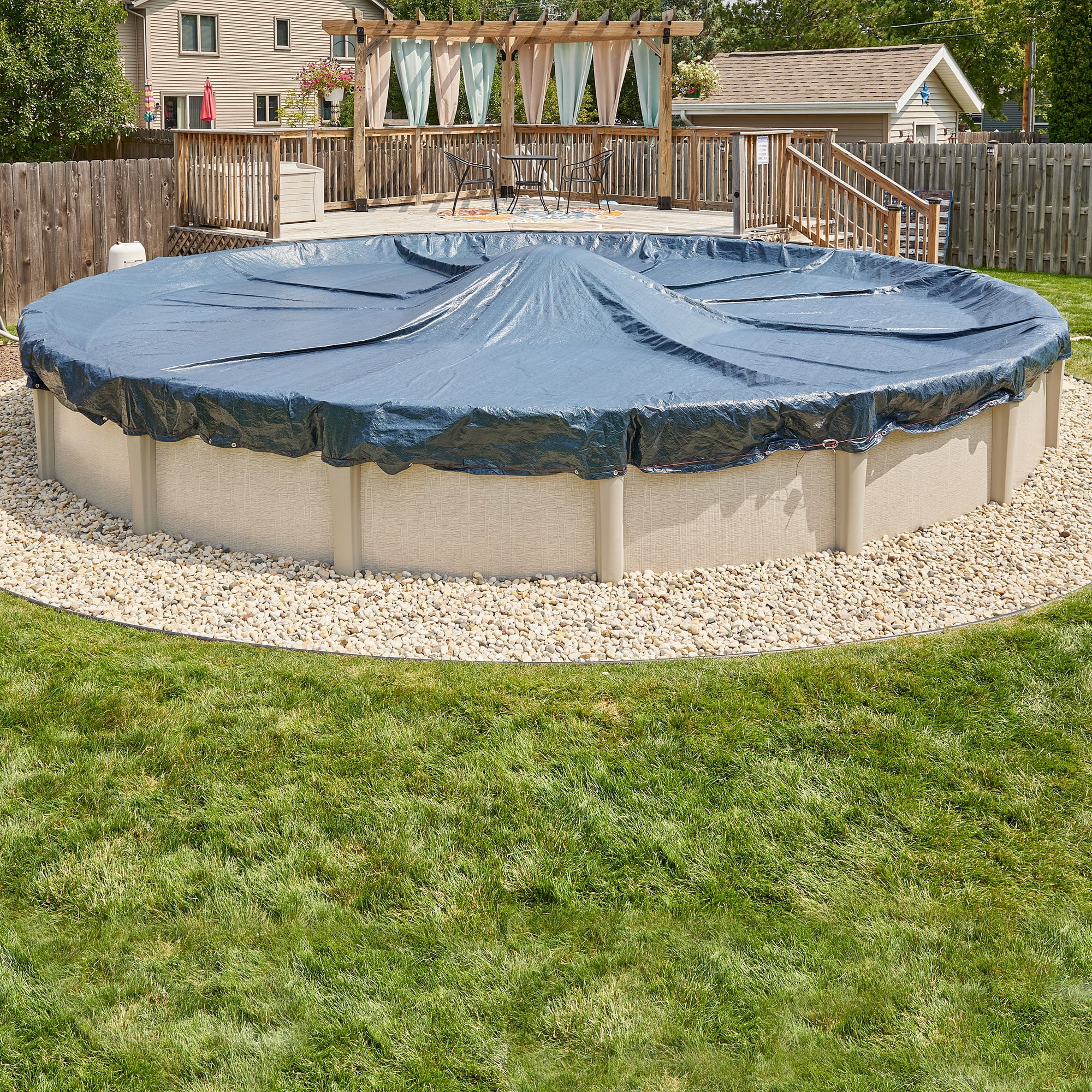 Harris Winter Cover for 24' Above Ground Round Pools, adds 4' to size ...