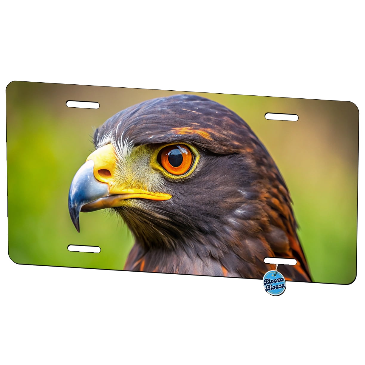 Harris's Hawk Raptor Bird Of Prey Metal Novelty License Plate - Walmart.com