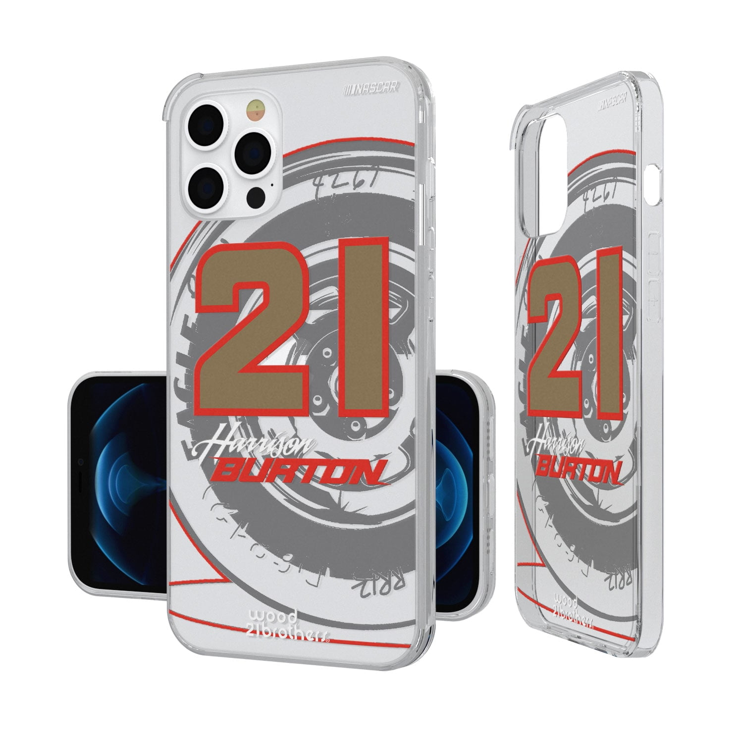 Harrison Burton iPhone Wheel Design Clear Phone Case - Walmart.com