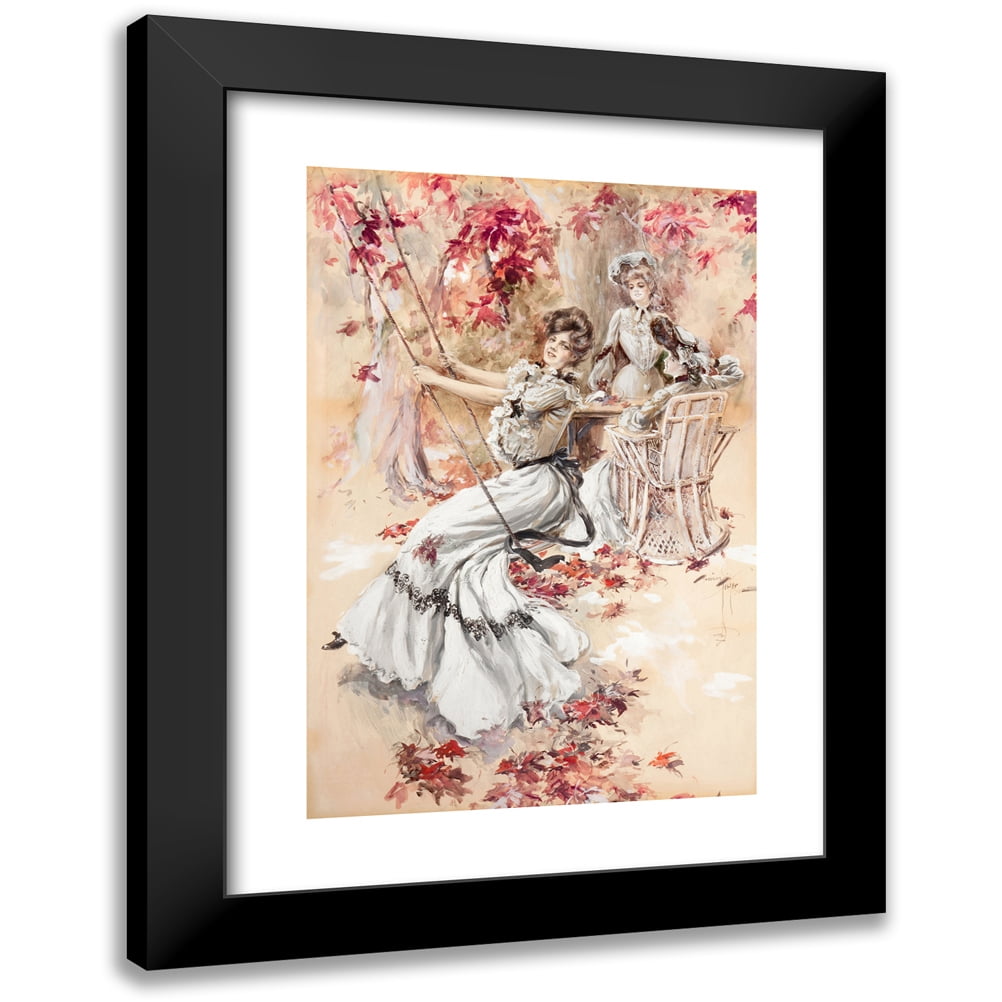 Harrison Fisher 11x14 Black Modern Framed Museum Art Print Titled ...