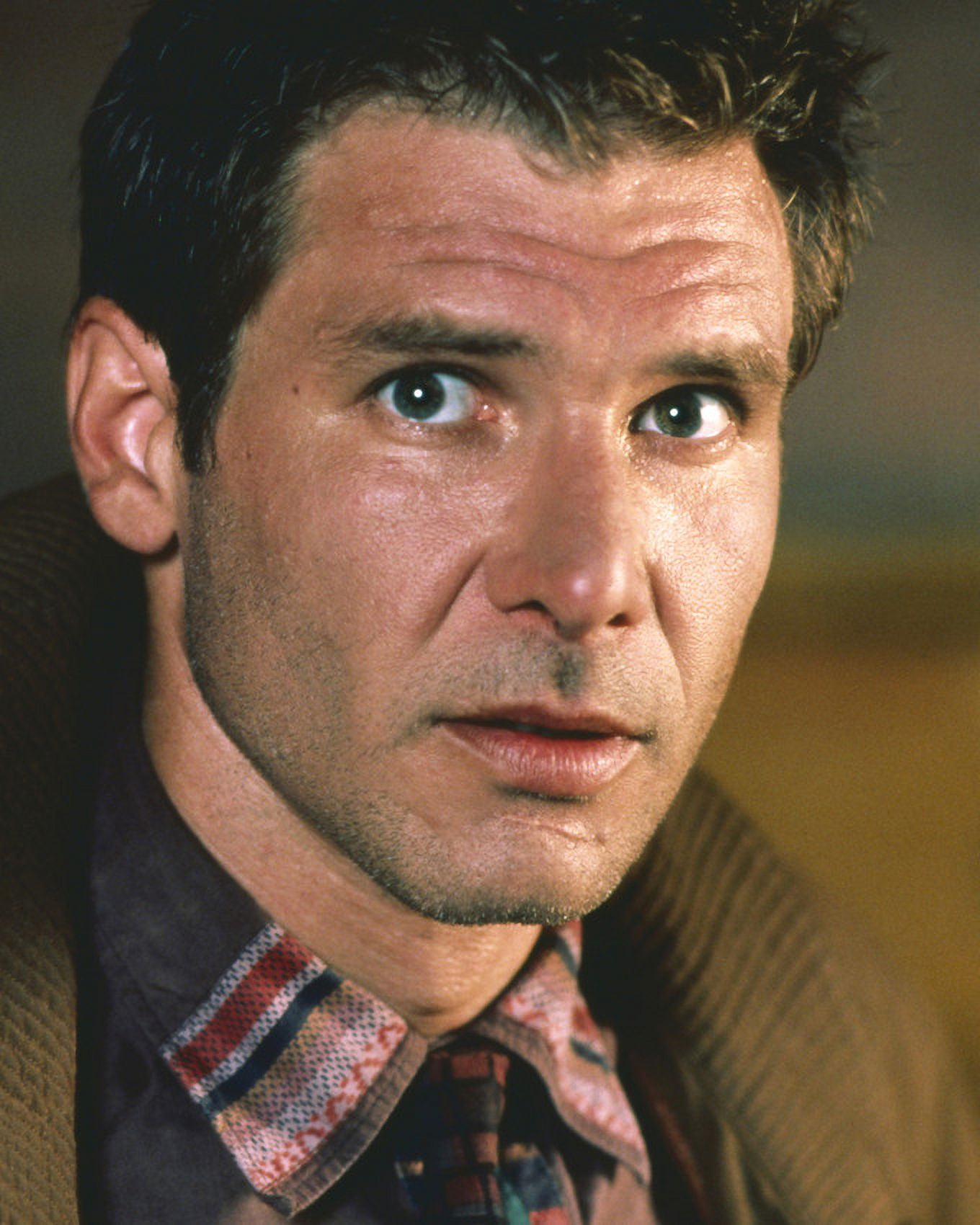 Harrison Ford In Blade Runner Close Up Portrait From Classic Sci_Fi ...