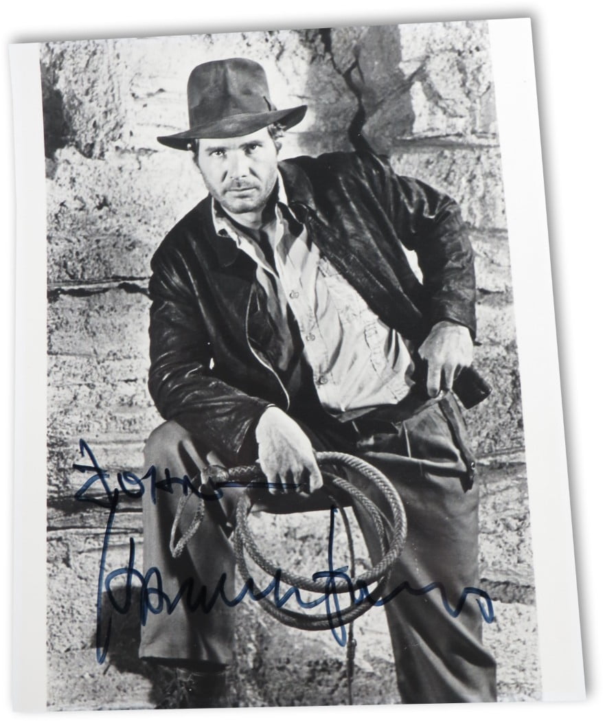 Harrison Ford Signed Autographed 8X10 Photo Indiana Jones "To John" BAS ...