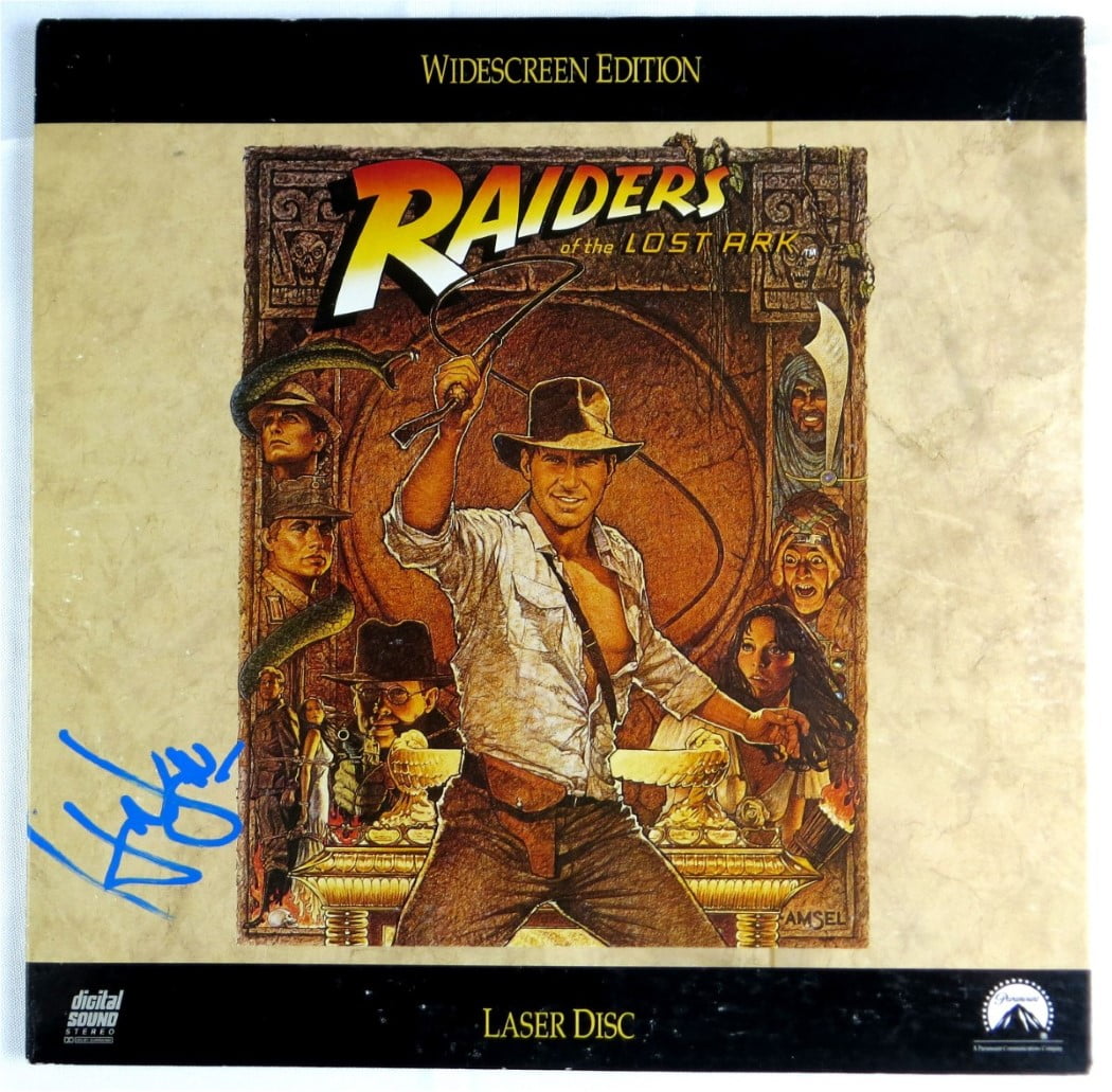 Harrison Ford Signed Autographed Laserdisc Cover Raiders of the Lost ...