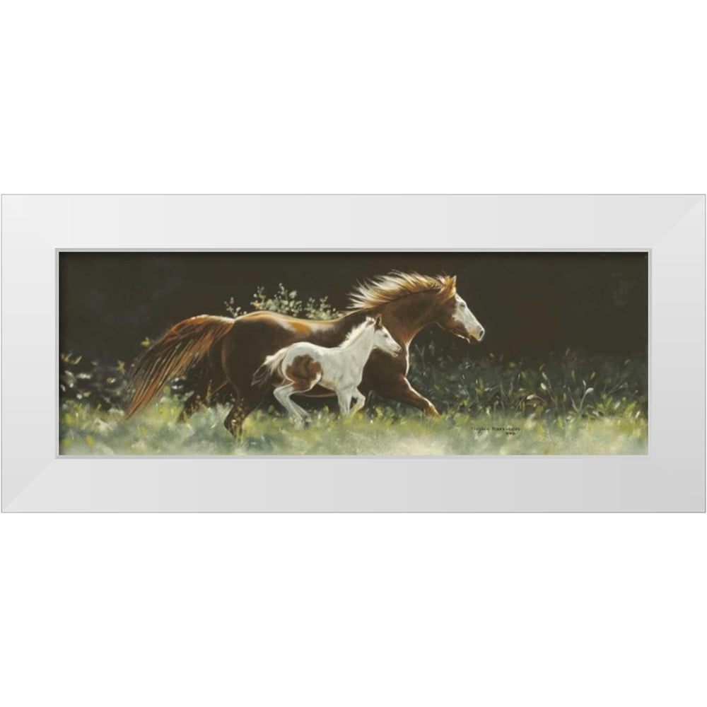 Harrison, Lesley 24x11 White Modern Wood Framed Museum Art Print Titled ...