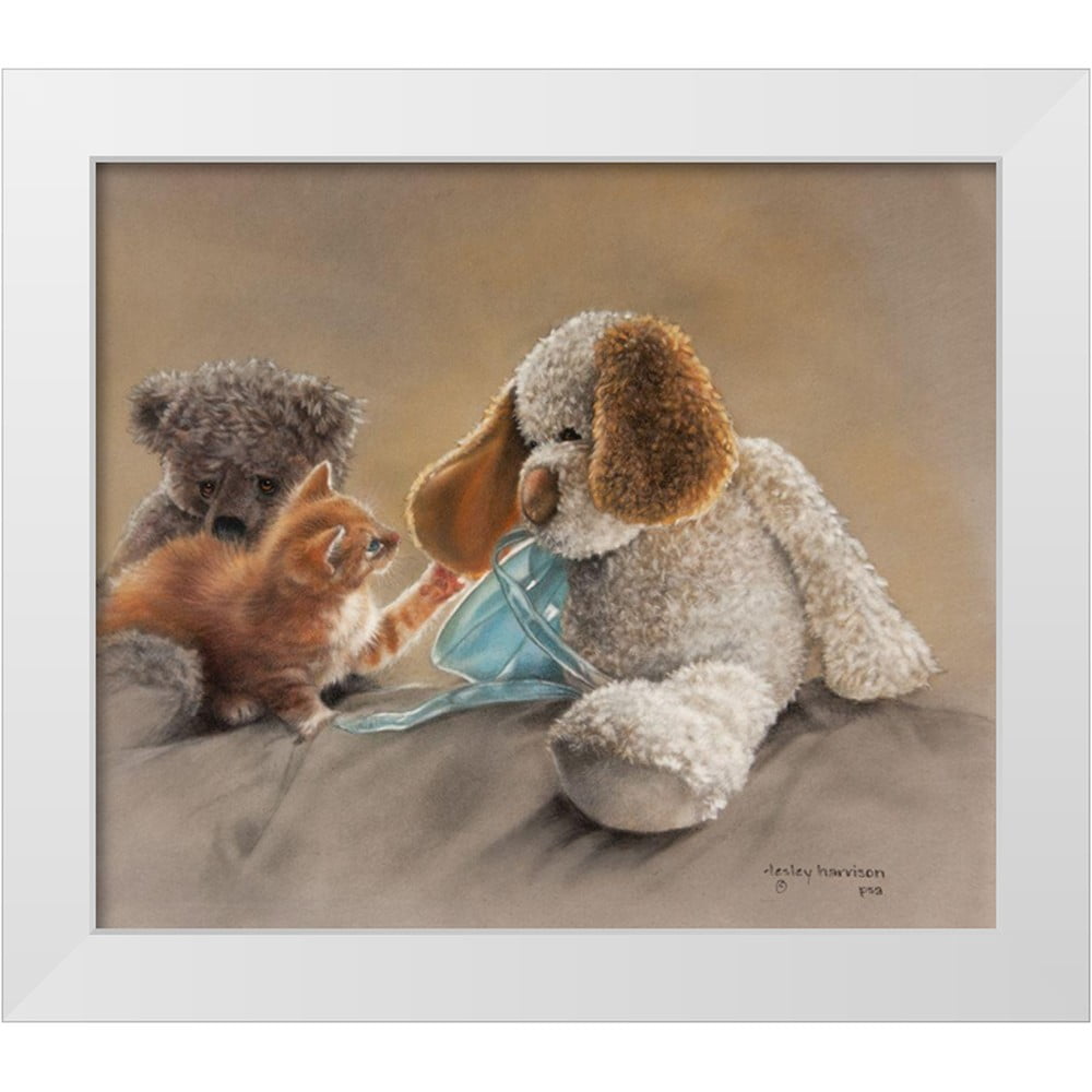 Harrison, Lesley 30x26 White Modern Wood Framed Museum Art Print Titled ...