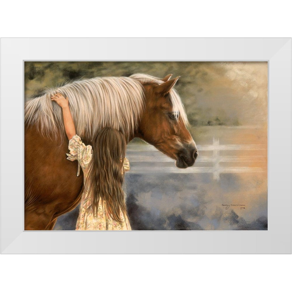 Harrison, Lesley 32x23 White Modern Wood Framed Museum Art Print Titled ...