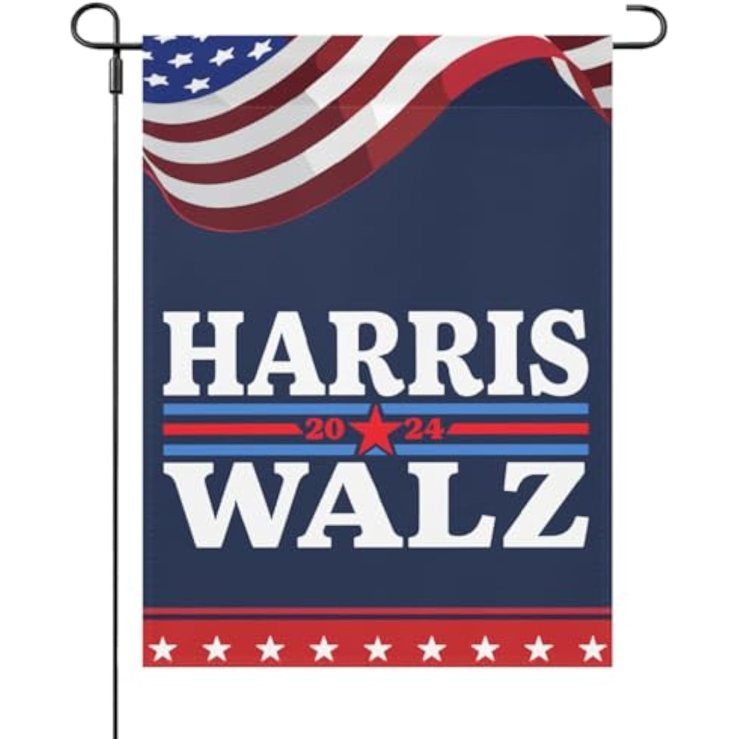 Harriss Waltz 2024 Election Kamala Harriss Waltz 2024 Yard Flag Double ...