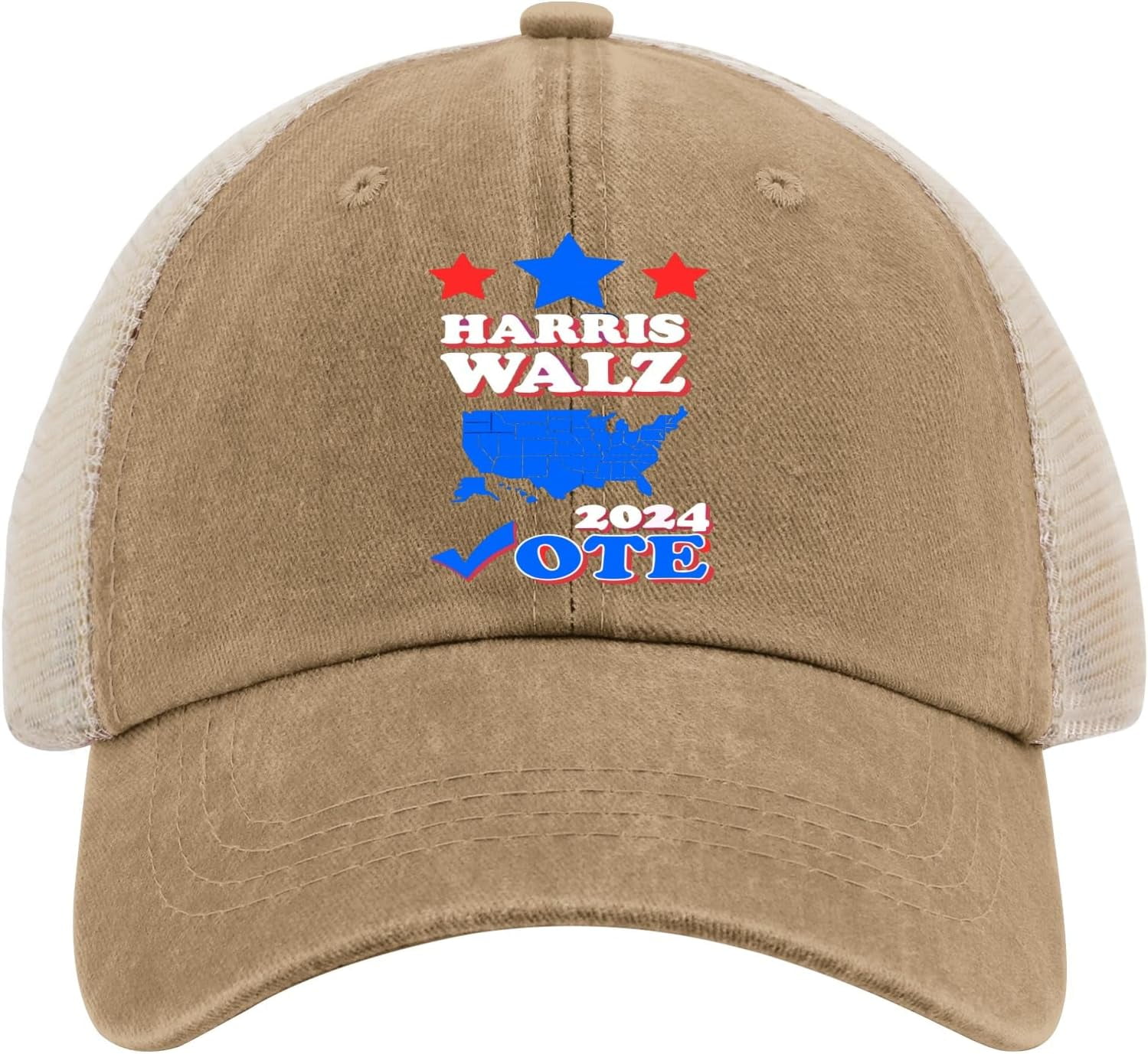 Harriss Waltz 2024 Elections President Patriotics Sun Hat Mens Running ...