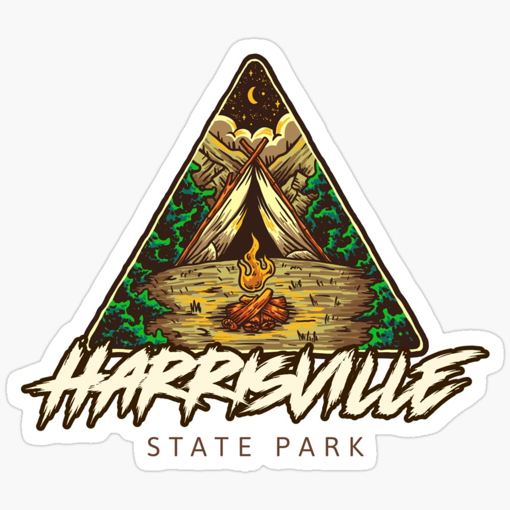 Harrisville State Park Sticker Phone Decal Water Bottle Stickers Car ...