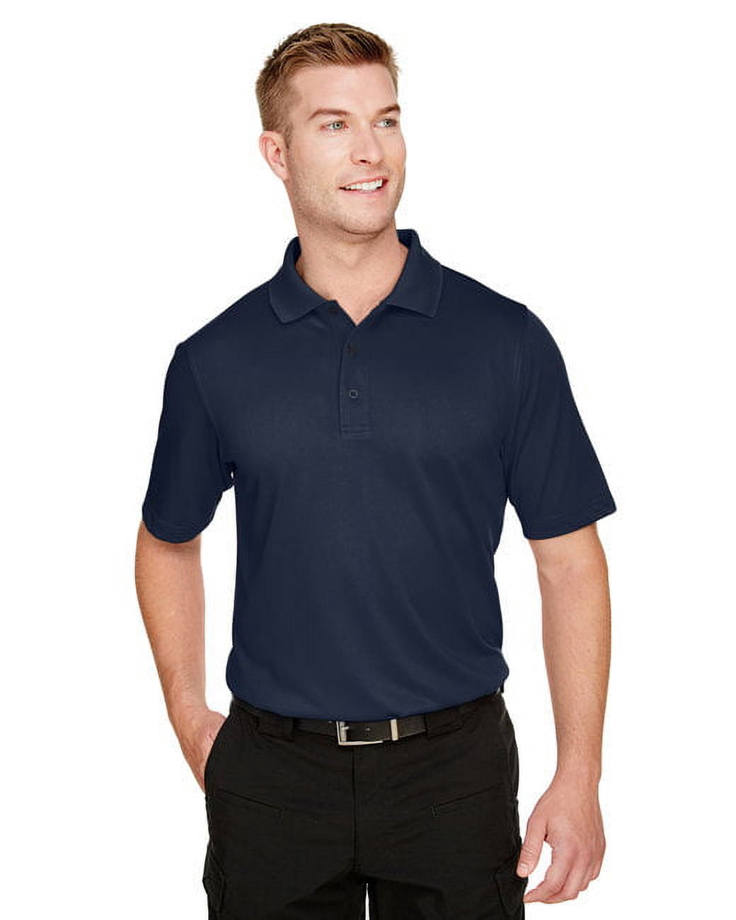 Harriton M348 Men's Advantage Snag Protection Plus Polo-Dark Navy-2XL ...
