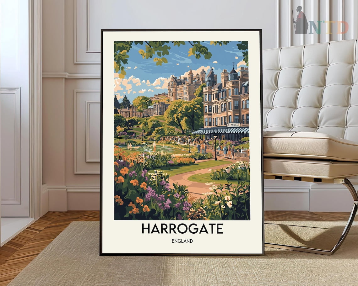 Harrogate Poster, Harrogateharrogate Print, Harrogate Photo, Harrogate ...