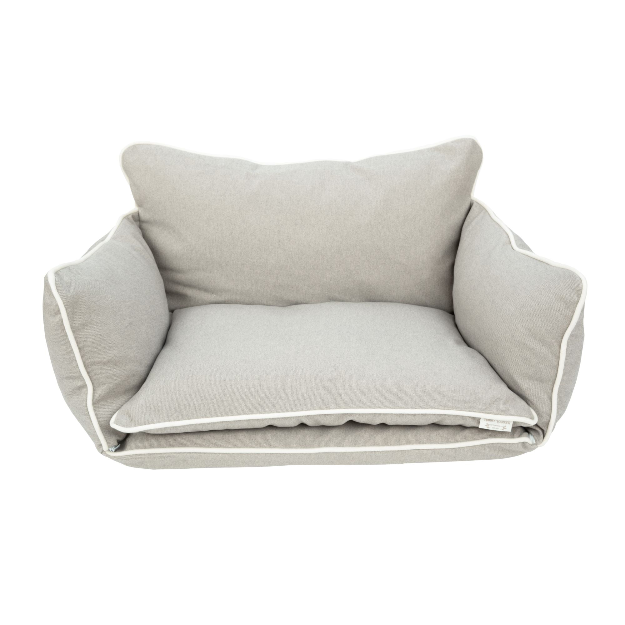 Harry Barker Comfy Couch Lounger Bed for Pets with Faux Wool and Eco ...