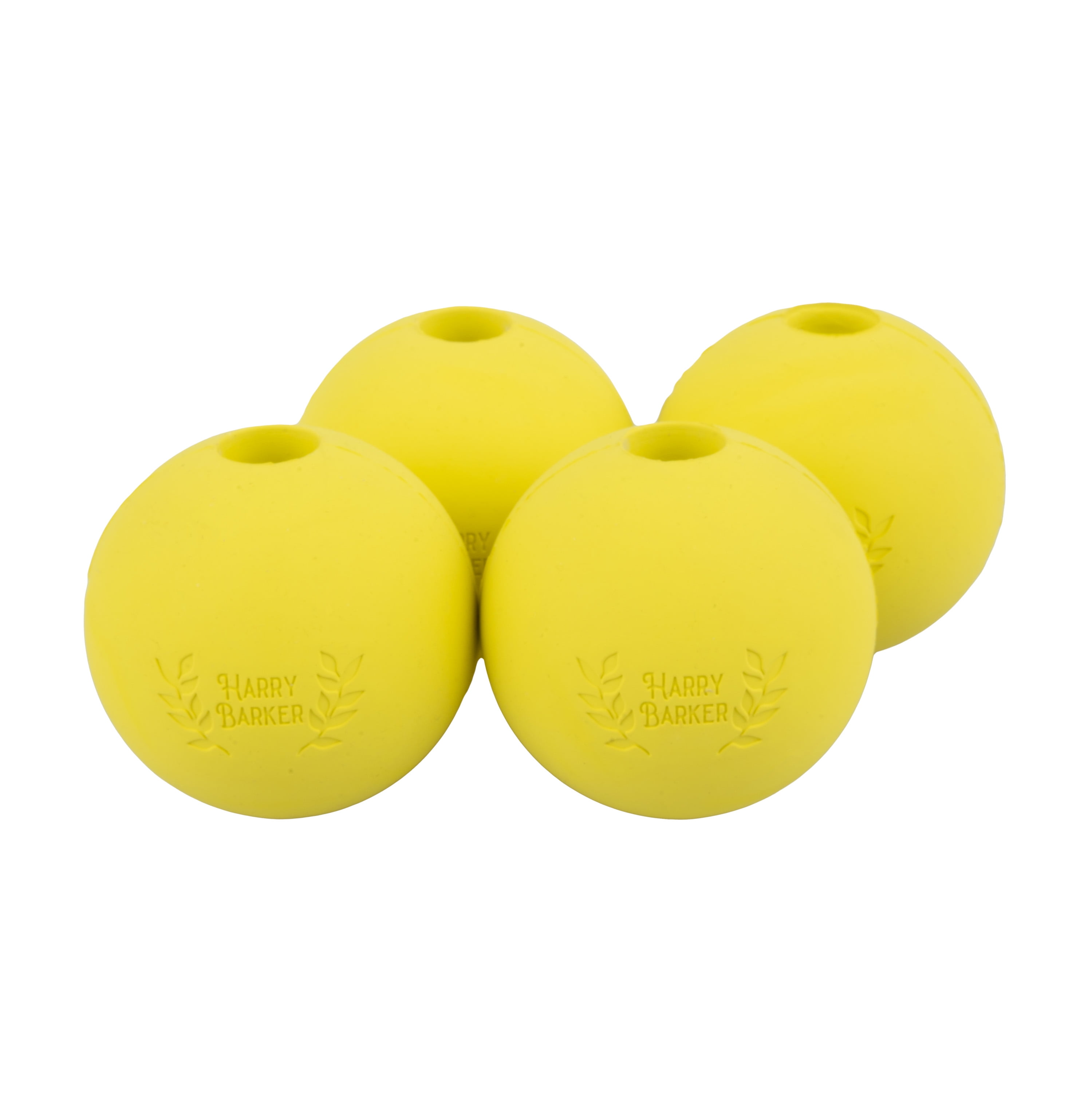 Harry Barker Durable All-Natural Rubber Balls for Dogs 3" Rubber Balls ...