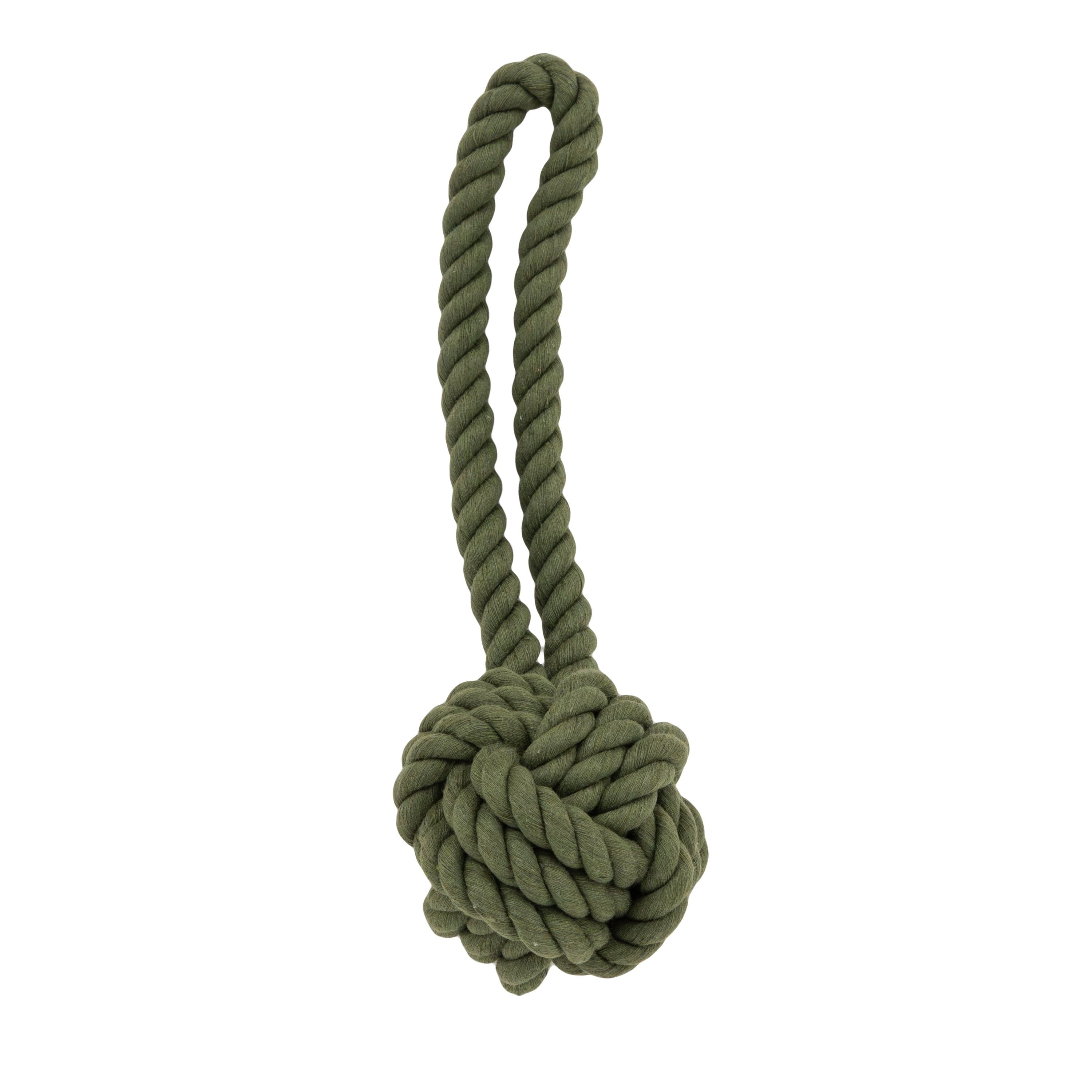 Harry Barker Tug & Toss Large Cotton Rope Pet Toy in Green - Walmart.com