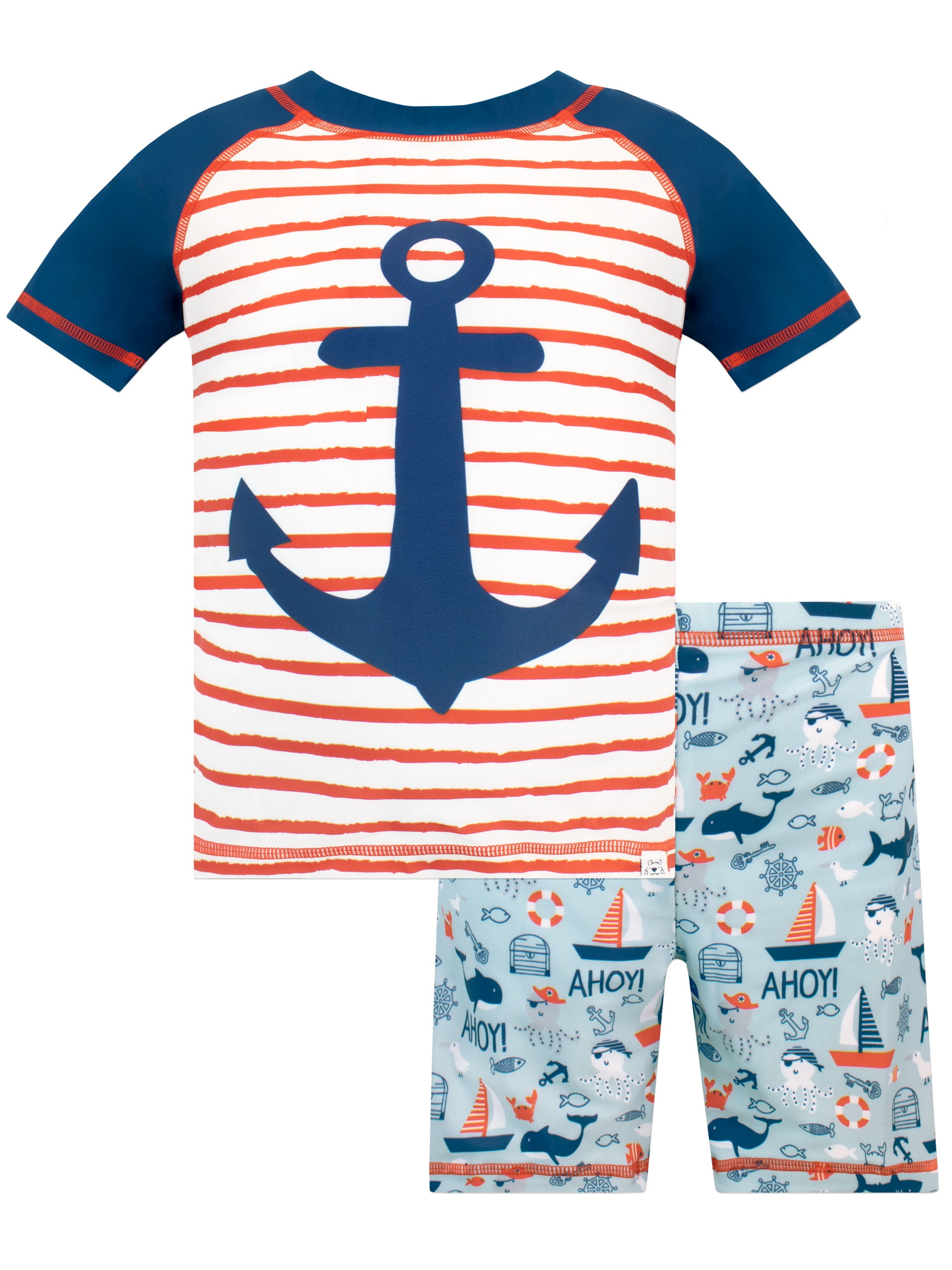 Harry Bear Boys Anchor Swimset Sizes 18M-6 - Walmart.com