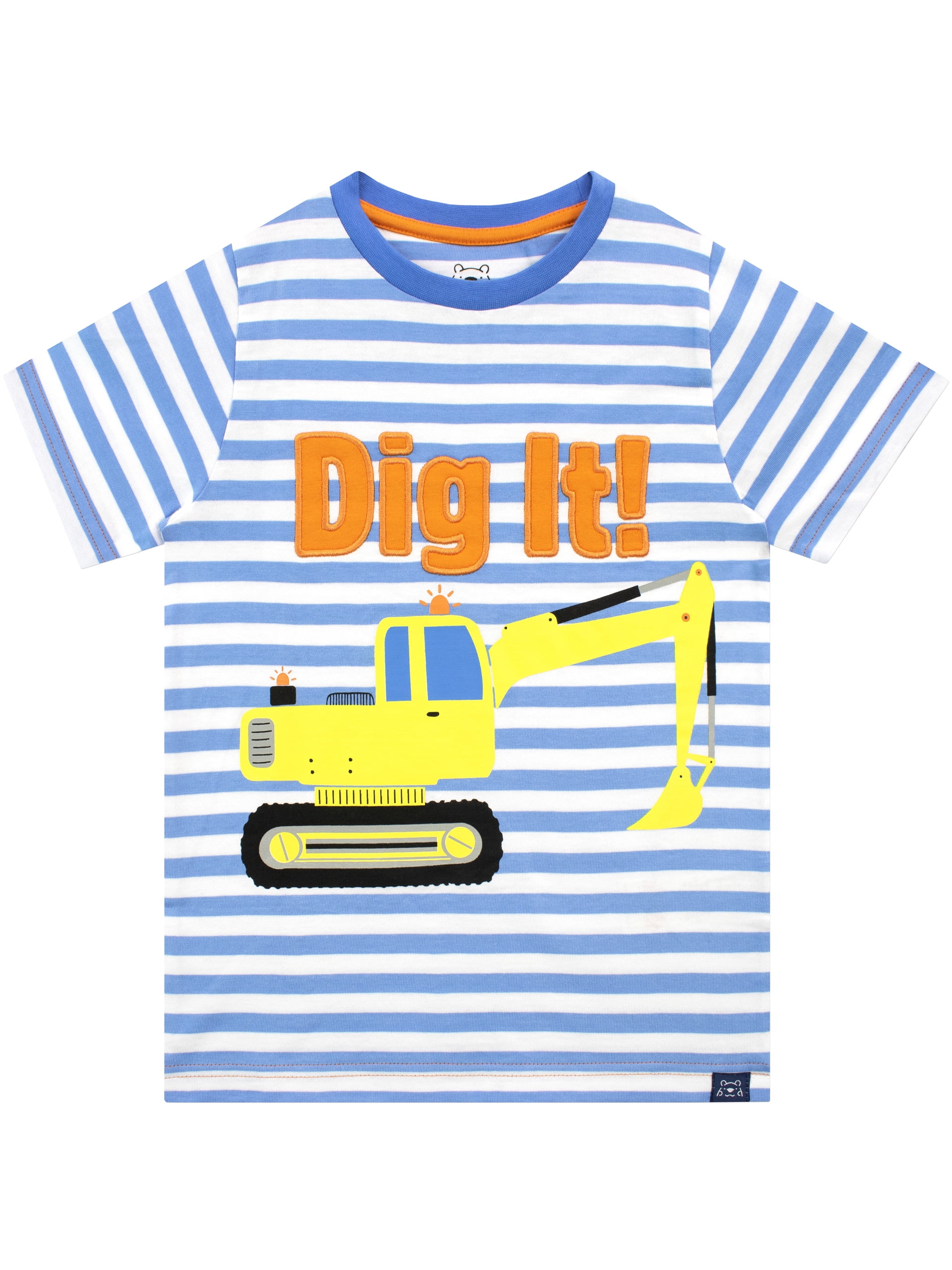 Harry Bear Boys Dig It Short Sleeve T-Shirt Sizes 2T-6 - Walmart.com