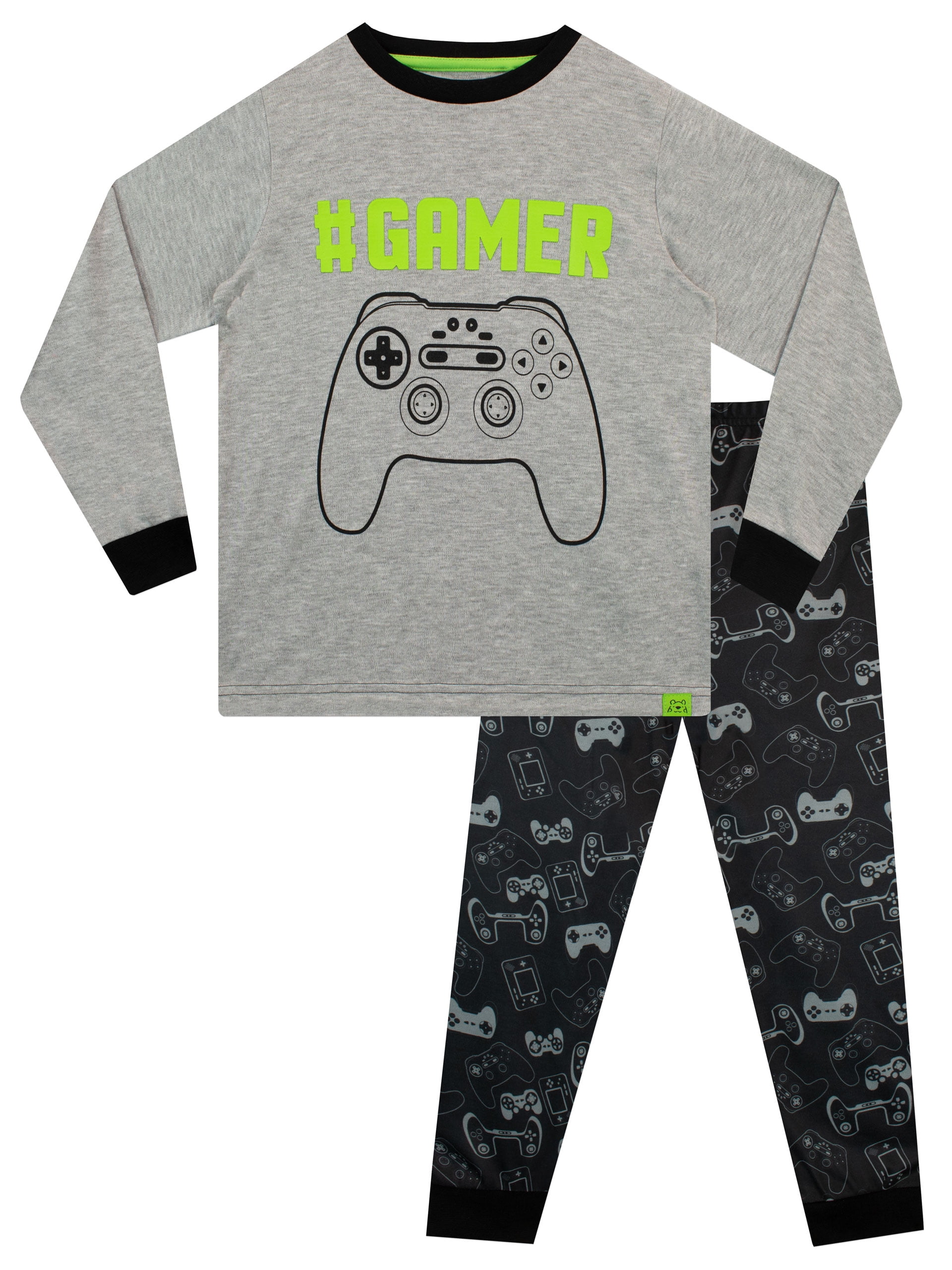 Harry Bear Boys Gaming Gamer And Controller Long Sleeve Pajamas Sizes 7 ...