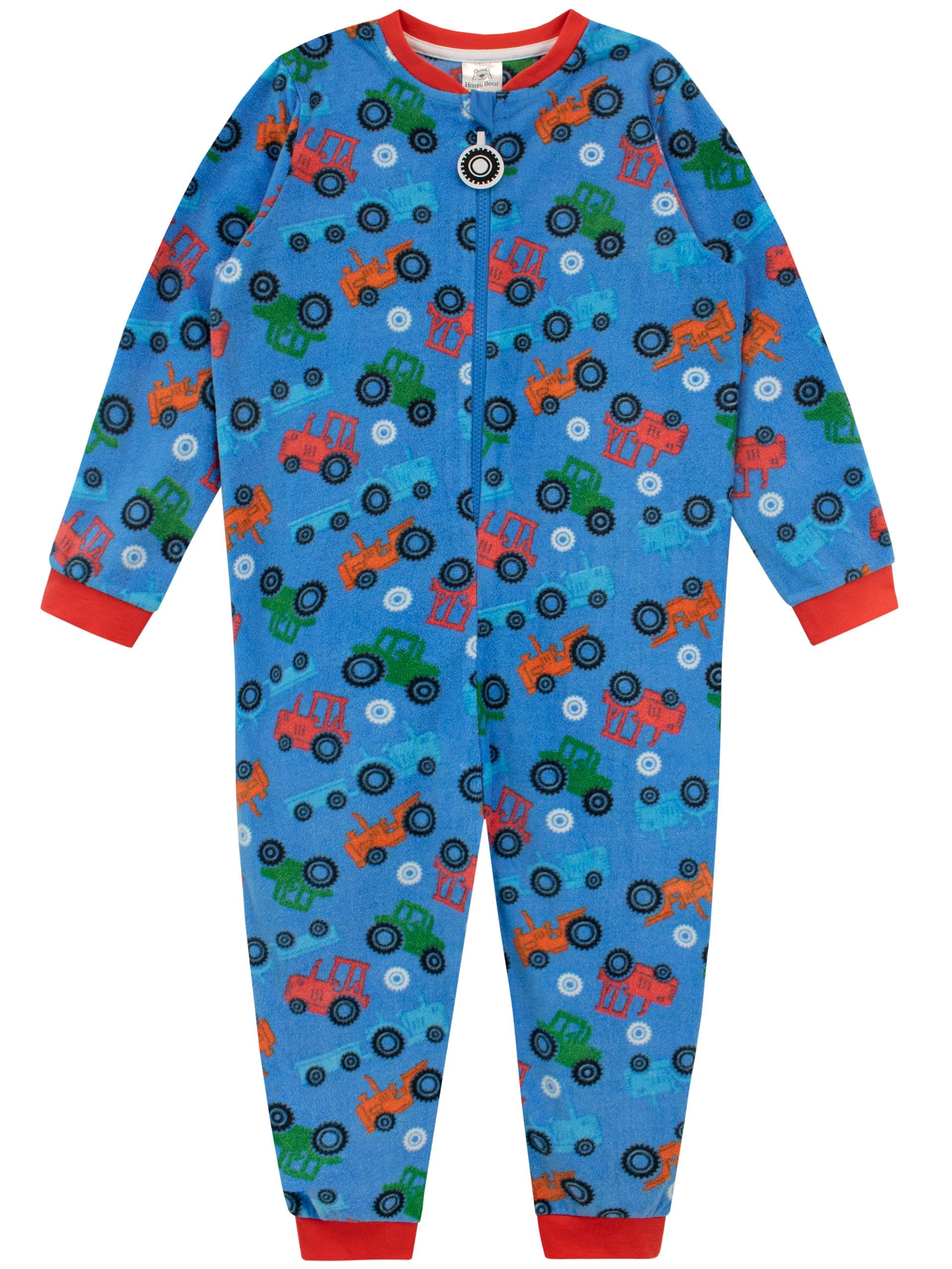 Harry Bear Boys Tractor Long Sleeve Onesie Sizes 3T-10 - Walmart.com