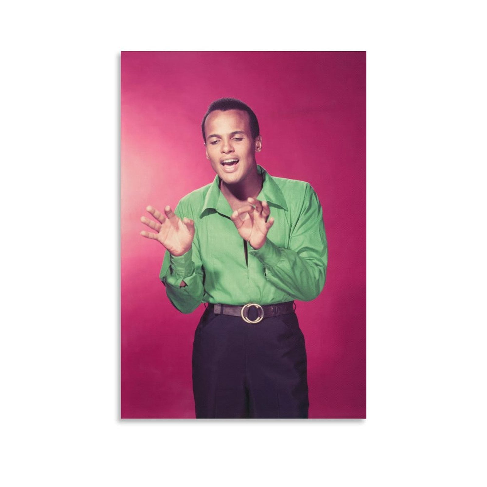 Harry Belafonte Poster Singer Posters Wall Art Painting Canvas Gift ...