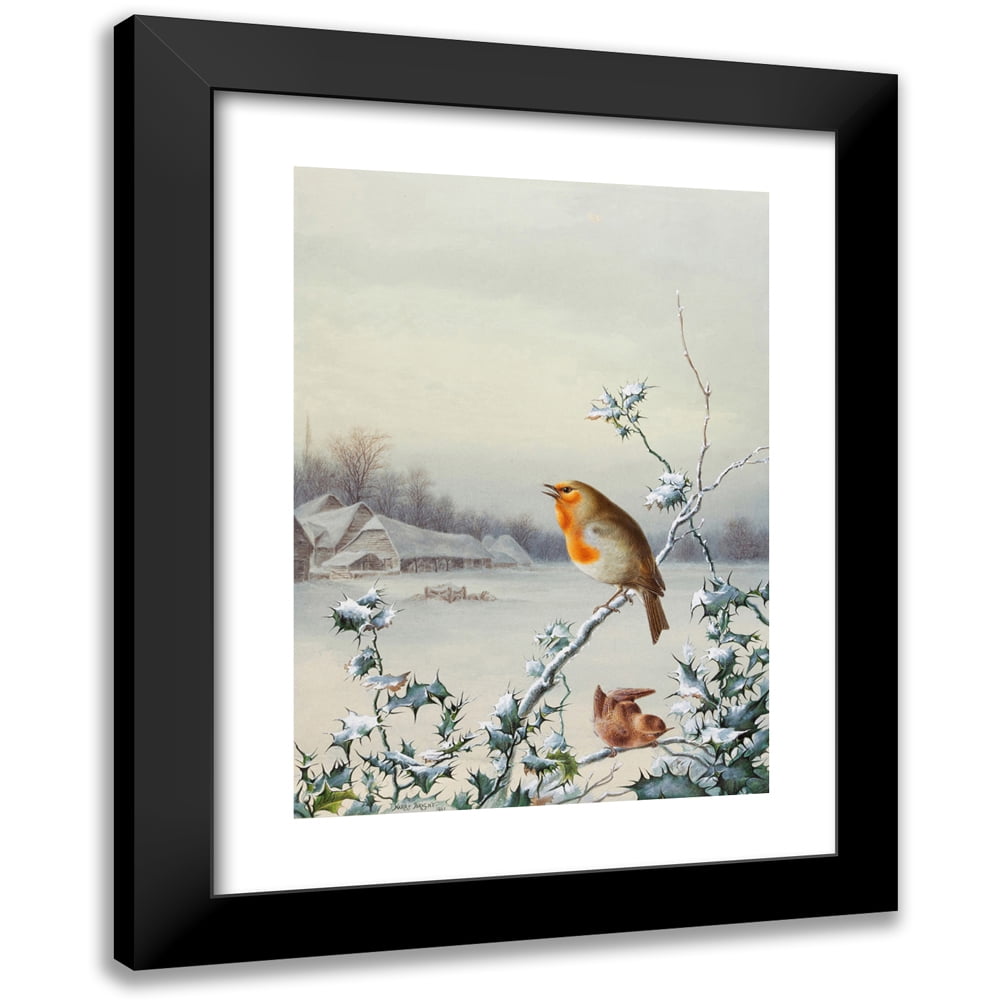 Harry Bright 11x14 Black Modern Framed Museum Art Print Titled - Winter ...
