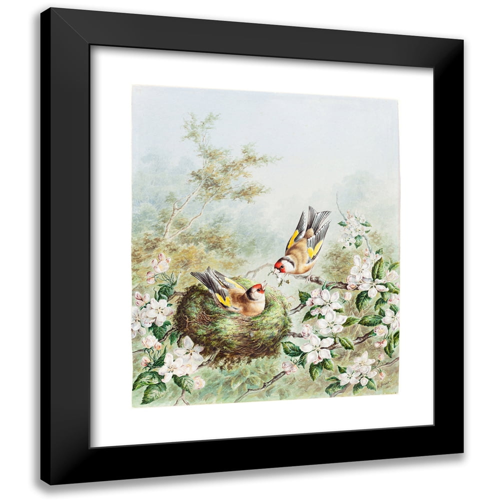 Harry Bright 12x14 Black Modern Framed Museum Art Print Titled - Gold ...