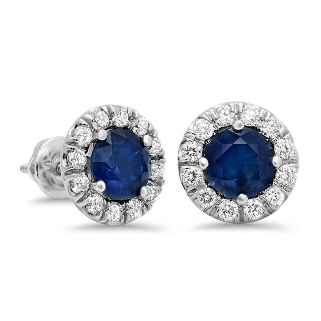 Harry Chad Enterprises 61084 4.20 CT Lady Sri Lankan Sapphire Diamonds ...