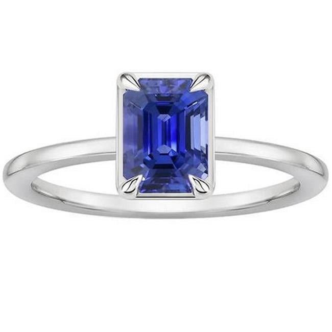 Harry Chad Enterprises 66467 3 CT Solitaire Prong Set Emerald Ceylon ...