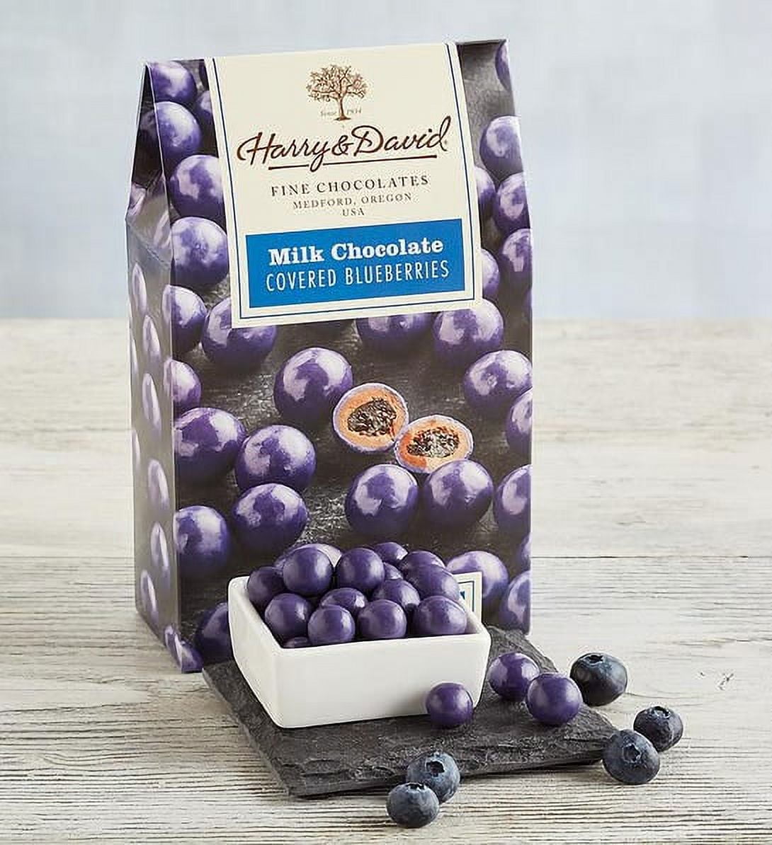Harry & David Gourmet Milk Chocolate Covered BLUEBERRIES, Made with ...