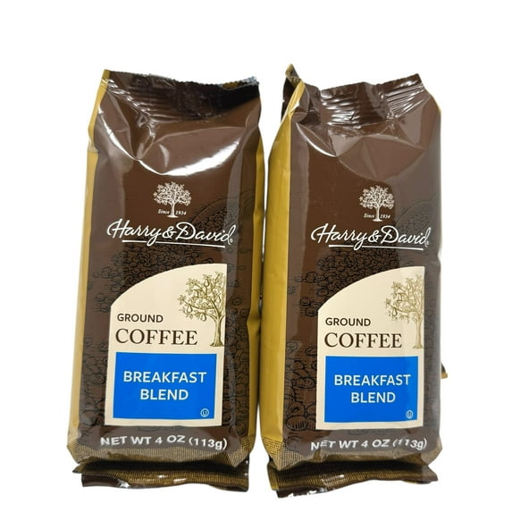 Harry & David Ground Coffee Breakfast Blend, 4 Oz, Pack of 2 - Walmart.com