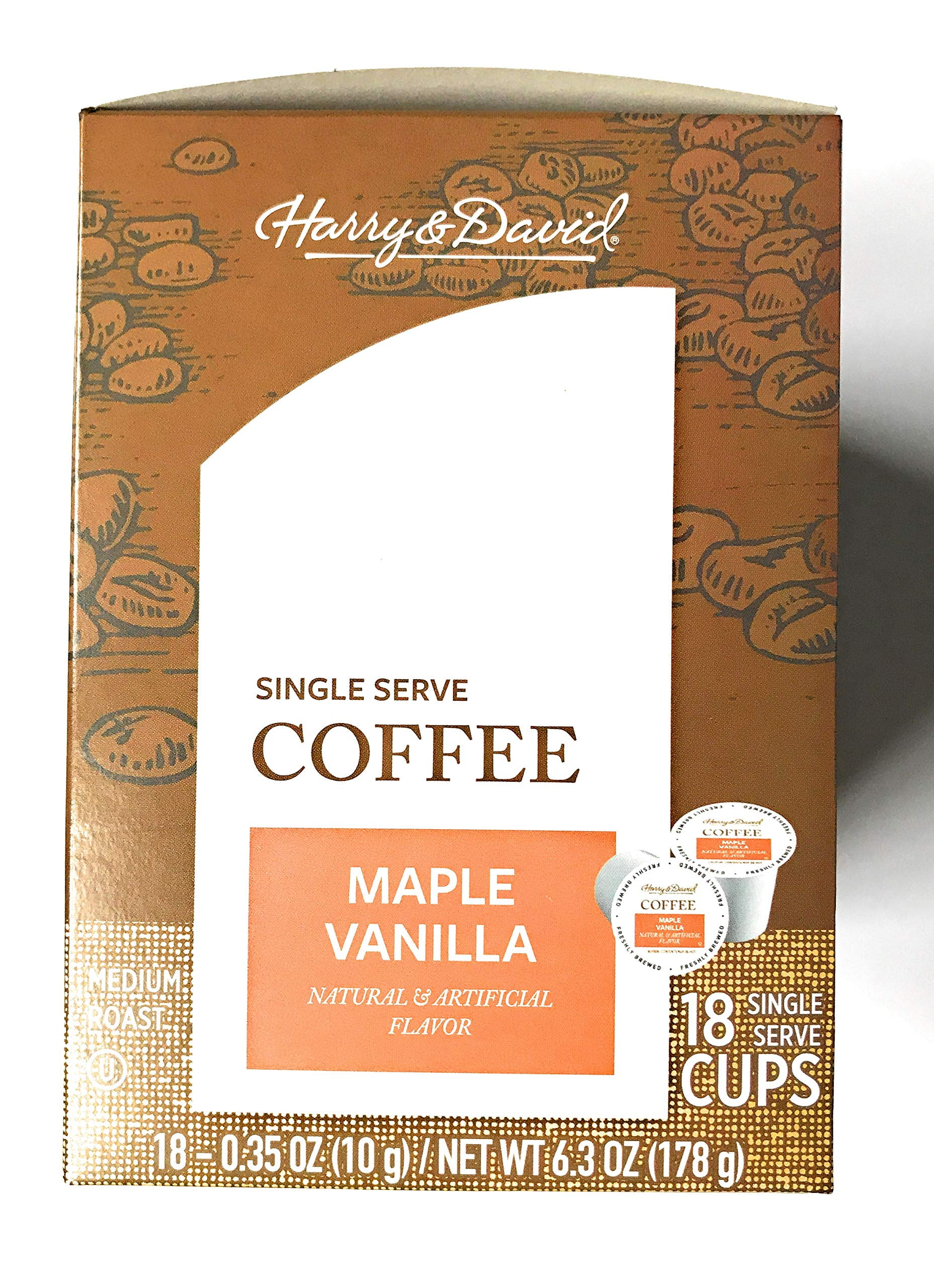 Harry & David Maple Flavored Coffee - 18 Single Serve Coffee Pods Per ...