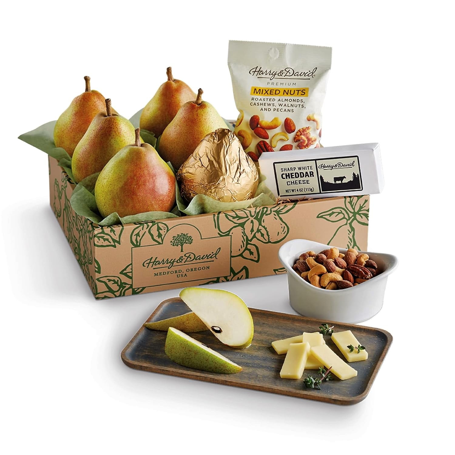 Harry & David Merry Mix-Up Fruit & Nut Gift Baskets, Fruit & Cheese ...