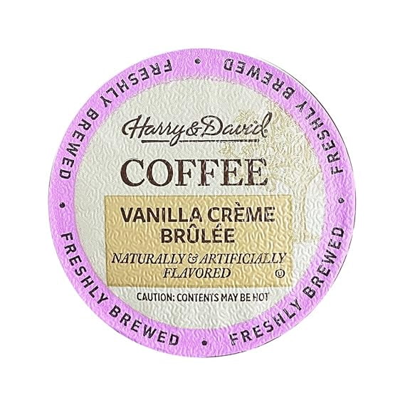 Harry & David Single Serve Coffee (Vanilla Creme Brulee, 100 Count ...