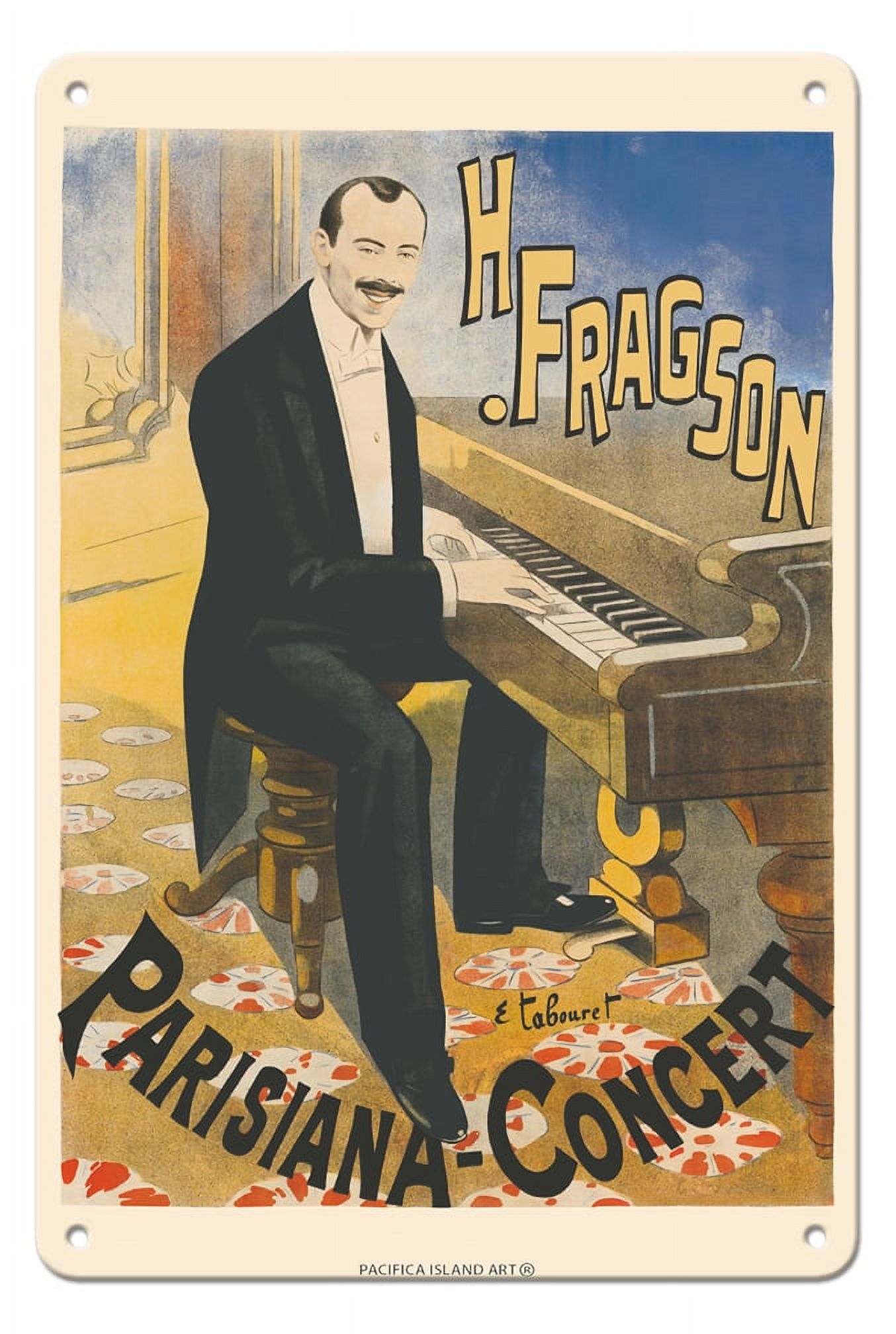 Harry Fragson Parisiana-Concert - Vintage Music Poster by Emile ...