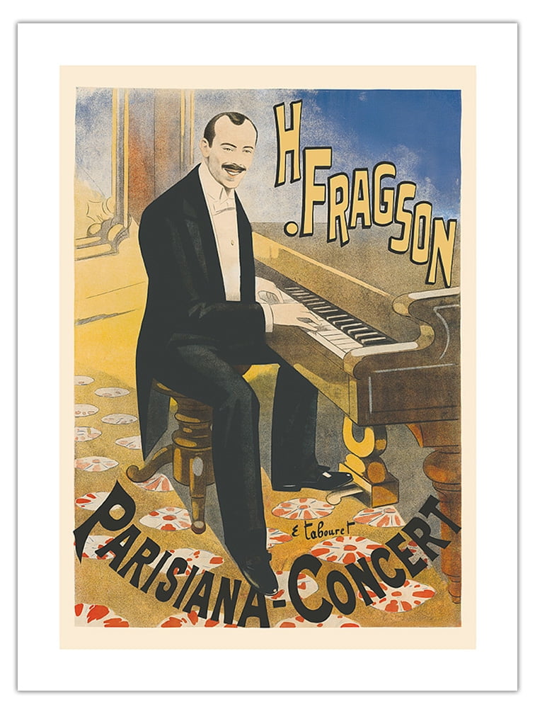 Harry Fragson Parisiana-Concert - Vintage Music Poster by Emile ...