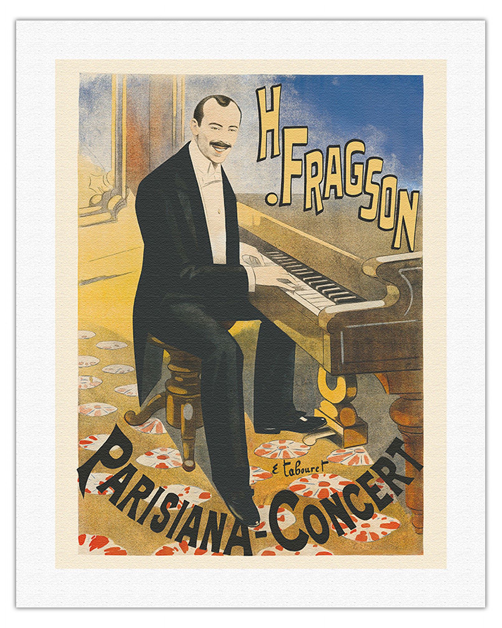 Harry Fragson Parisiana-Concert - Vintage Music Poster by Emile ...