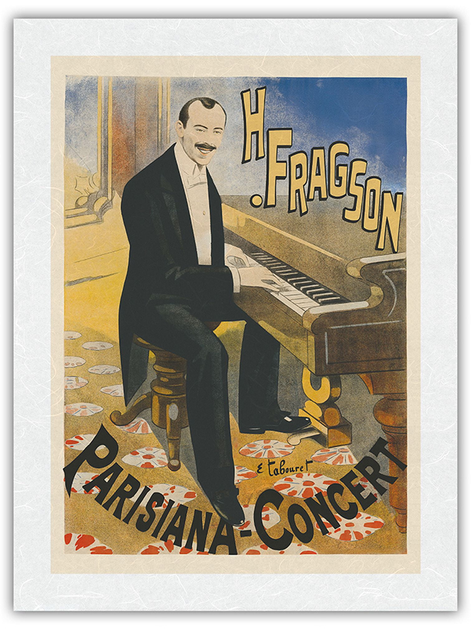 Harry Fragson Parisiana-Concert - Vintage Music Poster by Emile ...