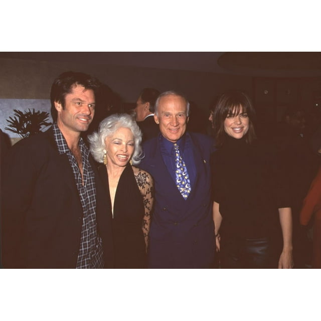 Harry Hamlin, Lois & Buzz Aldrin & Lisa Rinna At Norby Walters Party ...