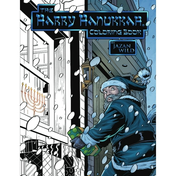 Harry Hanukkah The Harry Hanukkah Coloring Book, Book 3, (Paperback ...