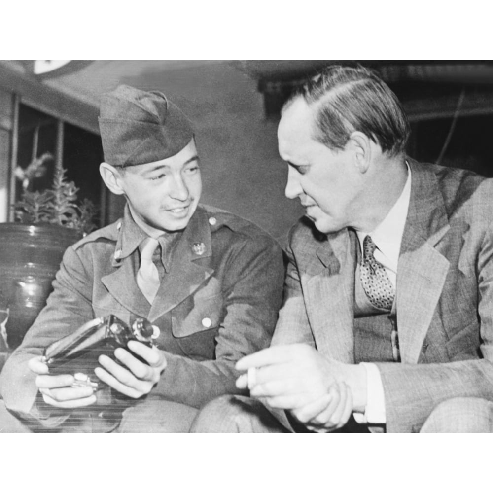 Harry Hopkins And Cpl. Robert Hopkins At Casablanca History (24 x 18 ...