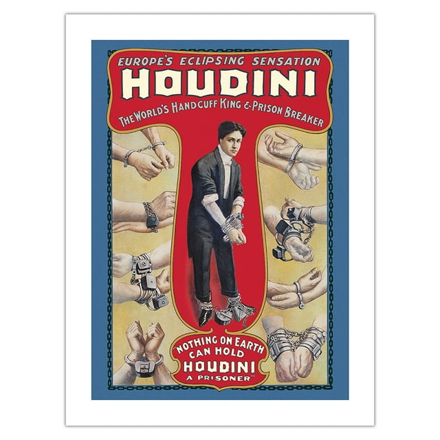 Harry Houdini - The World’s Handcuff King & Prison Breaker - Vintage ...