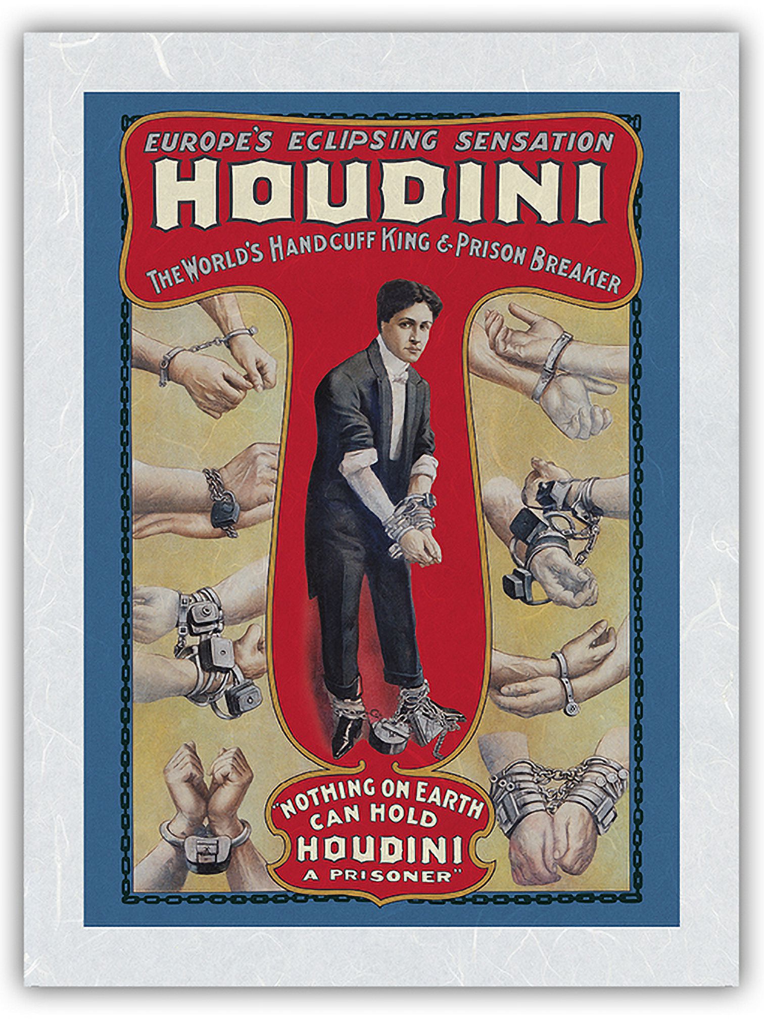 Harry Houdini - The World’s Handcuff King & Prison Breaker - Vintage ...