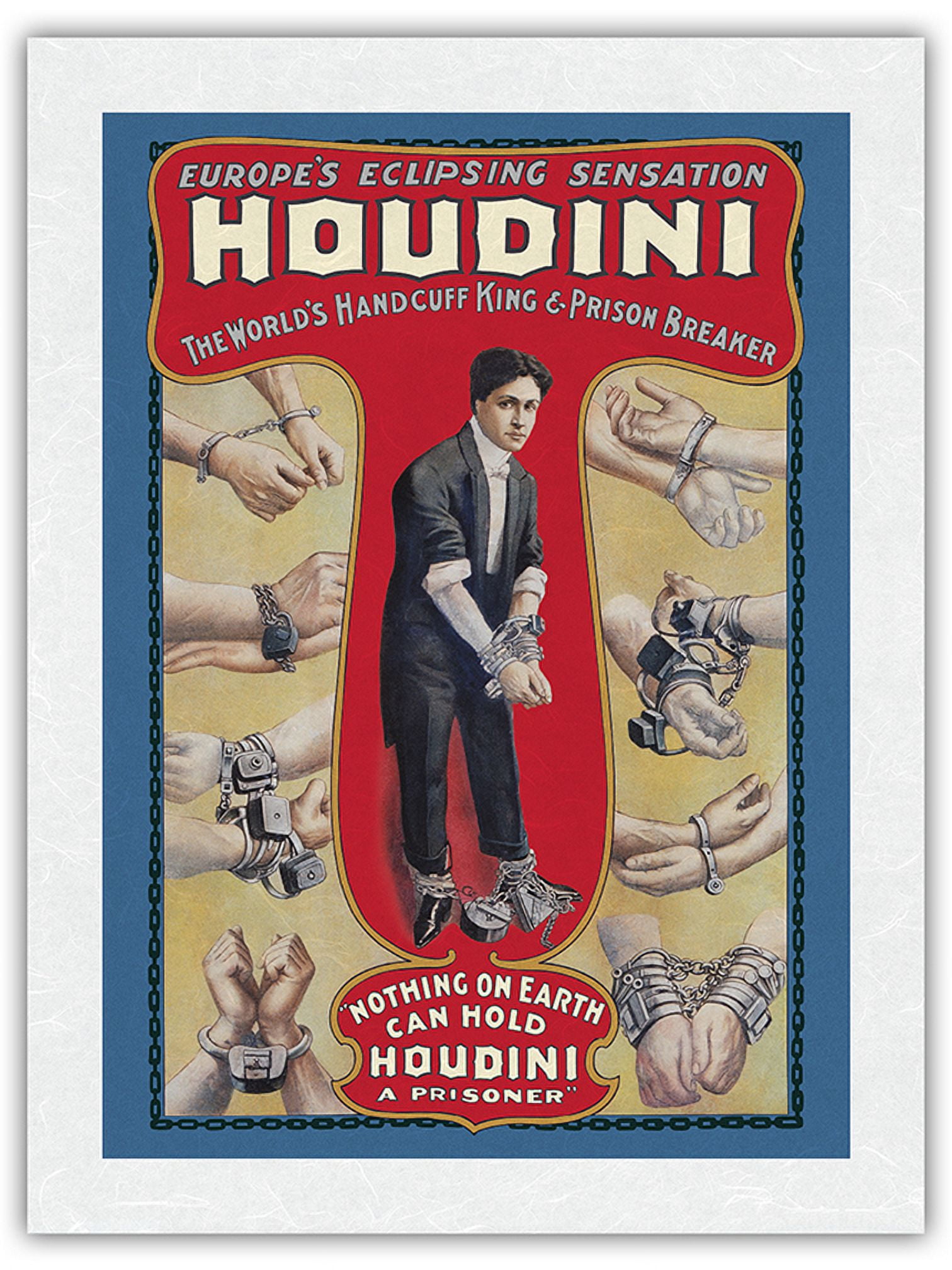 Harry Houdini - The World’s Handcuff King & Prison Breaker - Vintage ...