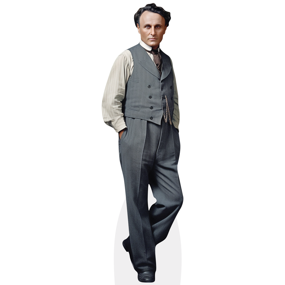Harry Houdini (Waistcoat) Lifesize Cardboard Cutout Standee - Walmart.com