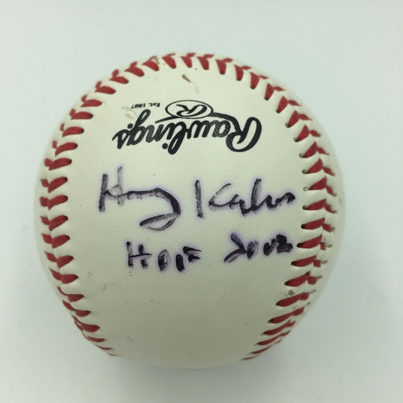 Harry Kalas HOF 2002 Ryan Howard Phillies Signed Major League Baseball ...