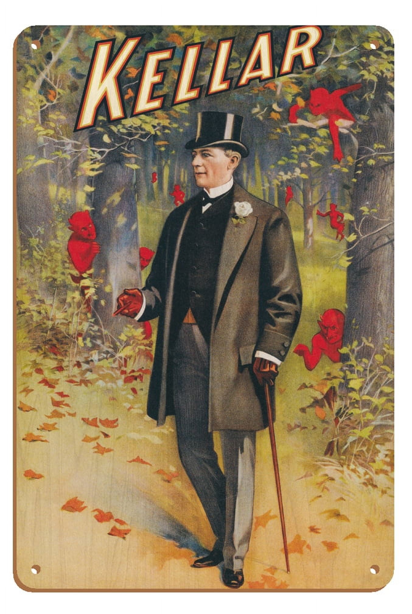 Harry Kellar - America’s Favorite Magician - Vintage Magic Poster c ...